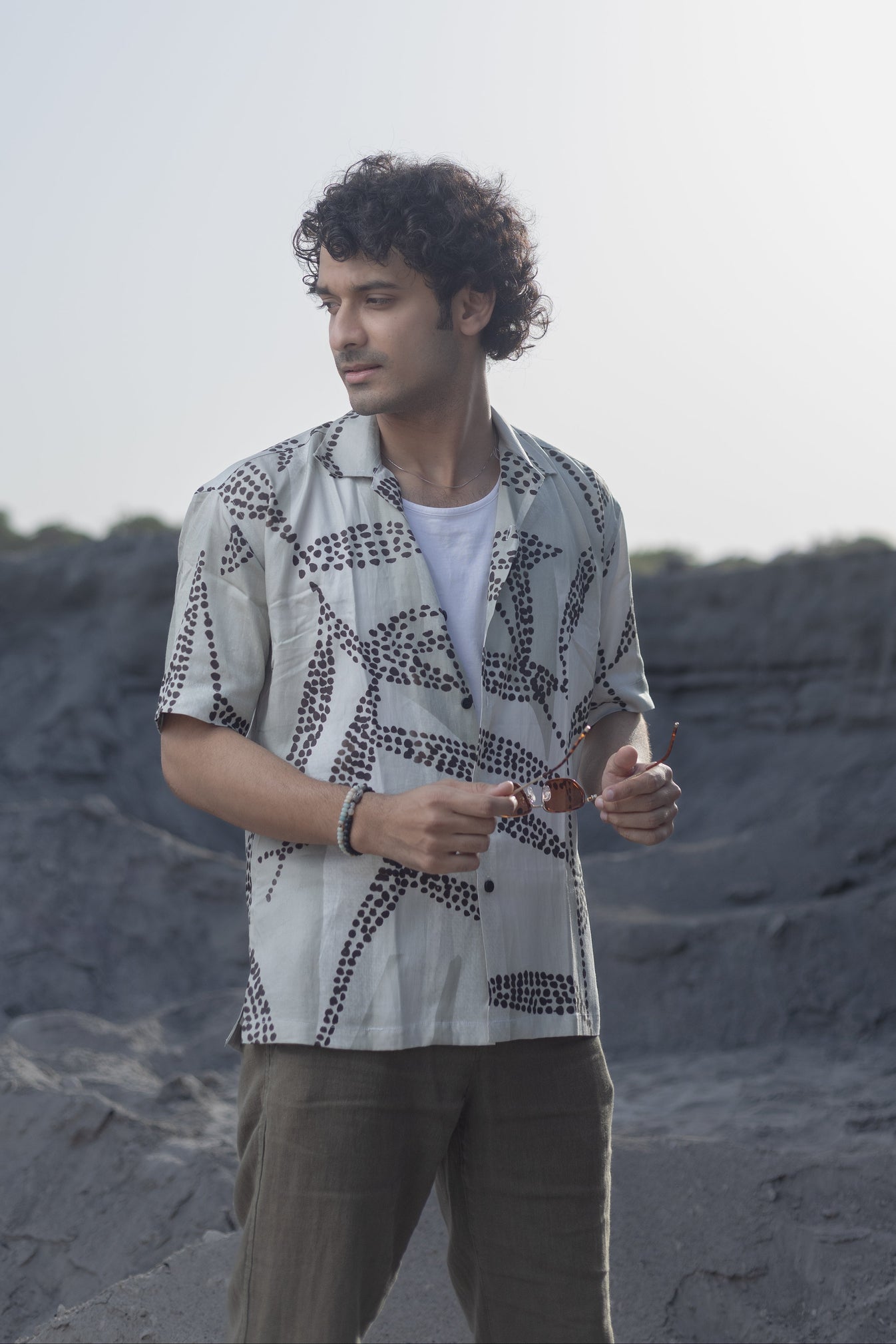 Echo Grain- Half Sleeve Lyocell Shirt | Juno Label – juno label