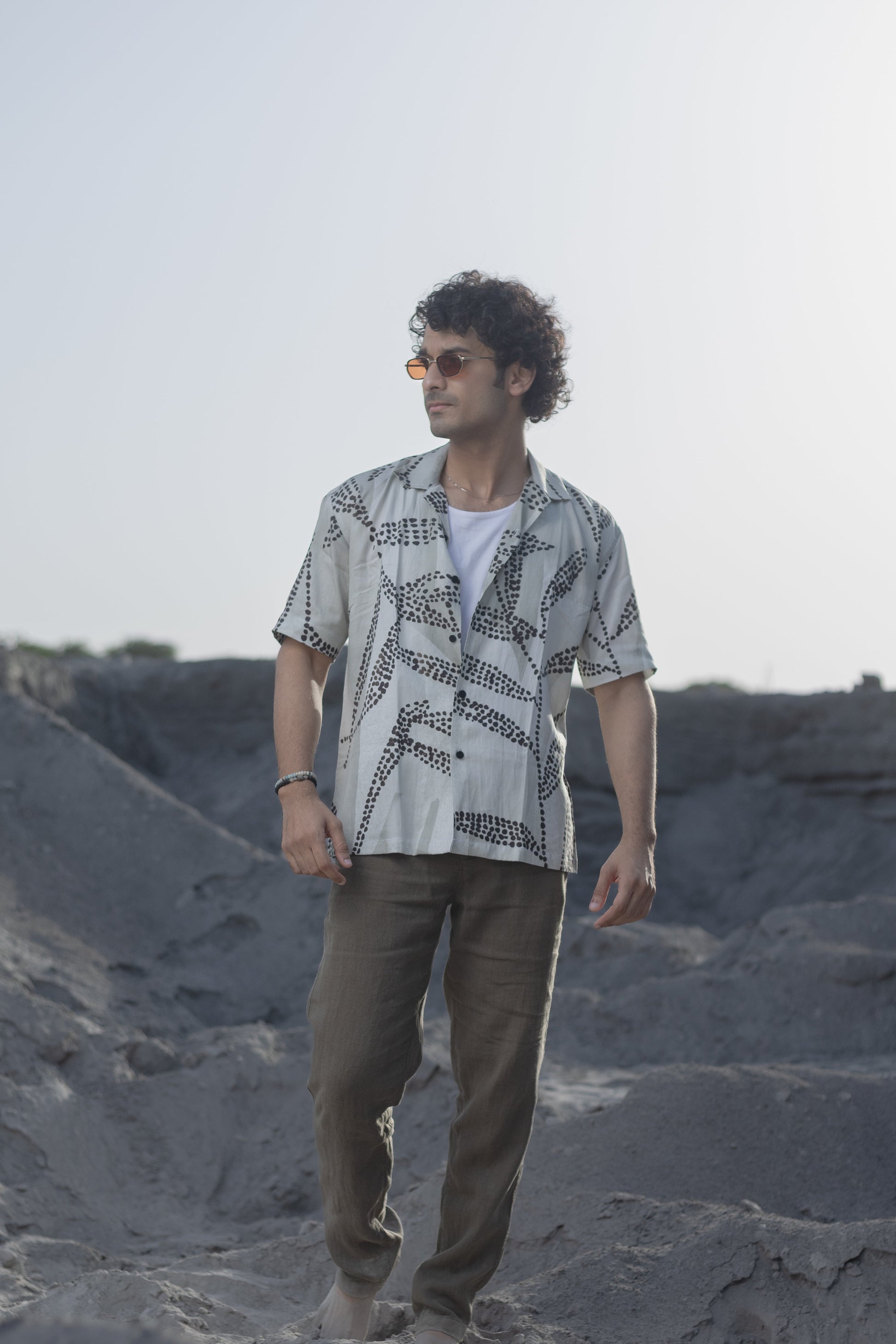Echo Grain- Half Sleeve Lyocell Shirt | Juno Label – juno label
