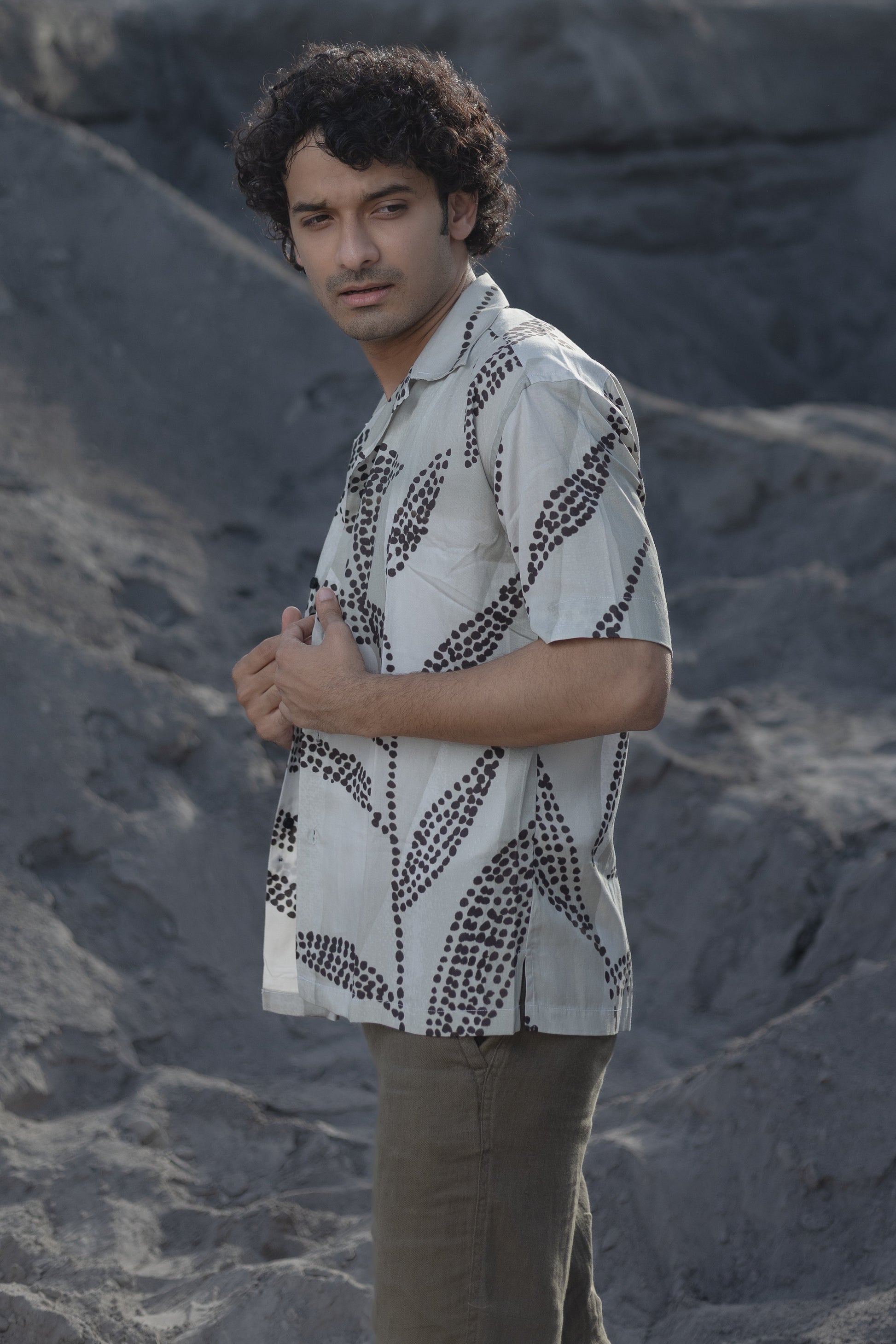 Echo Grain- Half Sleeve Lyocell Shirt | Juno Label – juno label